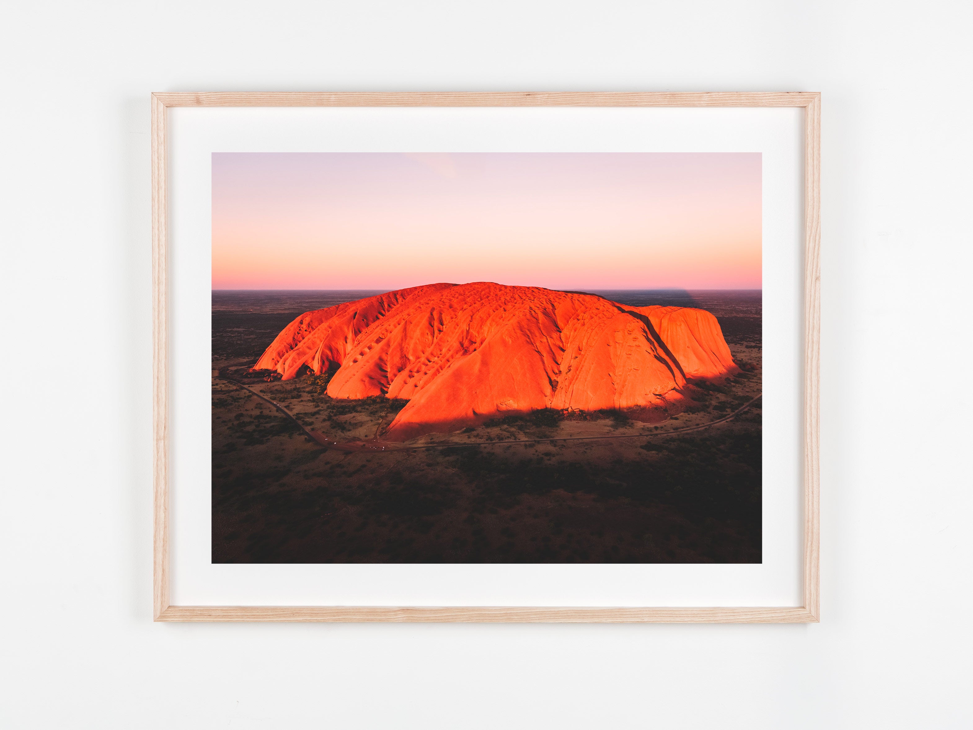 Uluru Wall Print - Australian Aerial Photography – Salty Wings