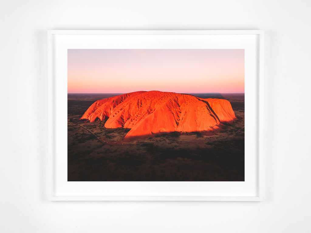 Uluru Wall Print - Australian Aerial Photography – Salty Wings