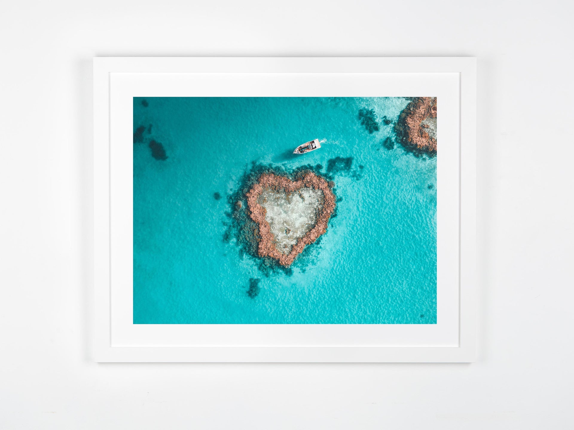 SW1122 - Heart Reef Wall Wall Art | Shop Coastal Photography Prints ...